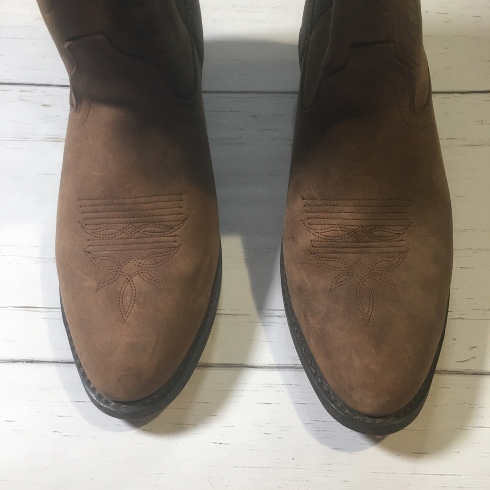 Masterson Boot Co. Cowboy Leather Western Boots - Gem